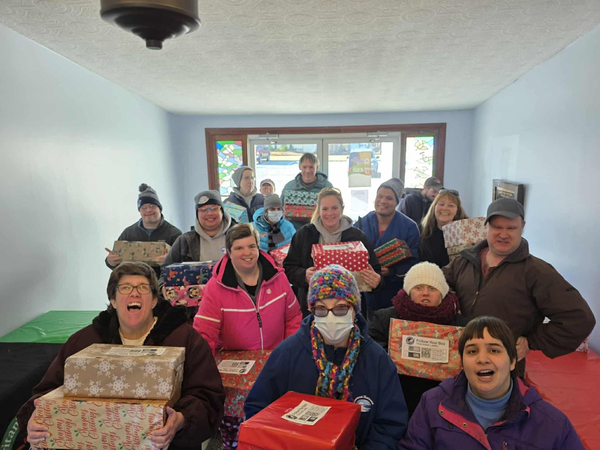 MDI Day Program donates to Operation Christmas Child Shoebox - Downeast ...